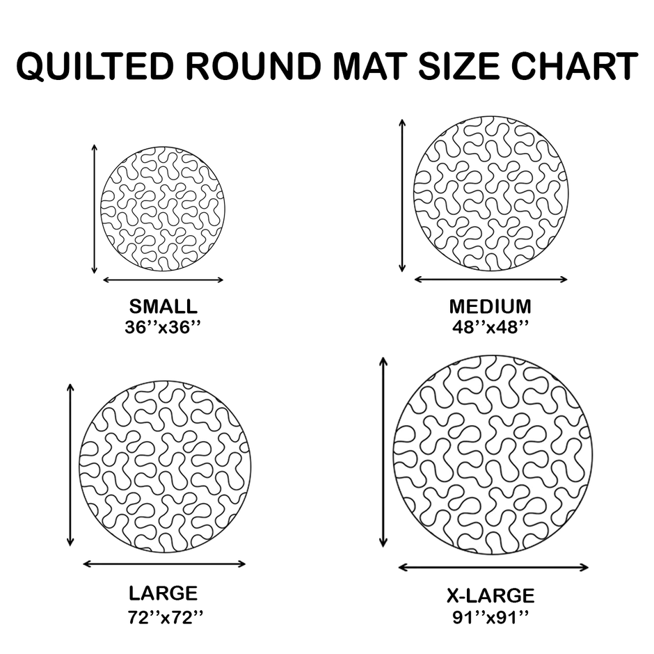 Quilted Round Mat – Artisaquilt